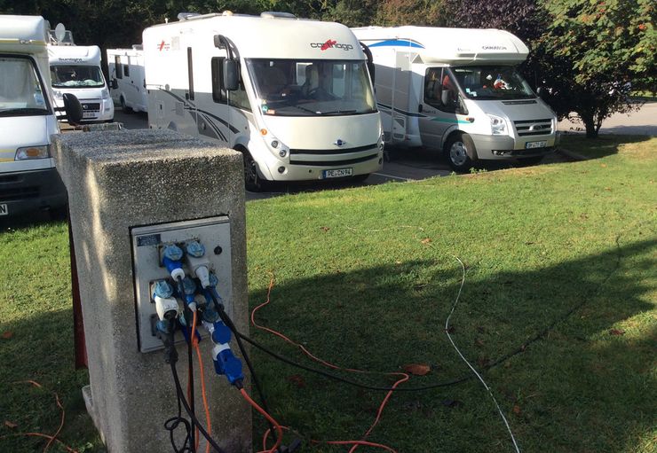 L'aire de Camping-Cars Parc Ste-Croix in Le Tréport – promobil