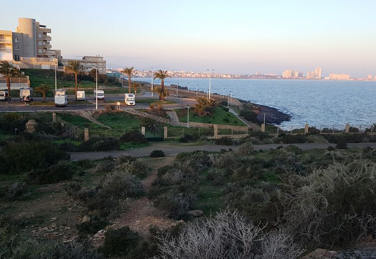 Carretera Subida al Faro (kostenlos) in Cabo de Palos – promobil