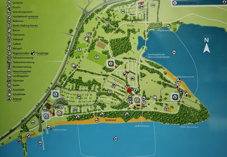 Reisemobilhafen Badehalbinsel in Absberg – promobil