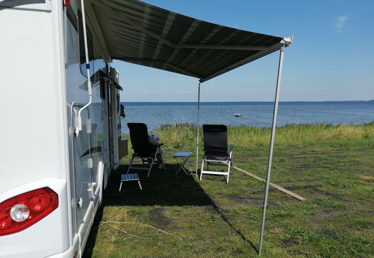 Wohnmobilstellplatz am Bandholm Strand in Bandholm – promobil