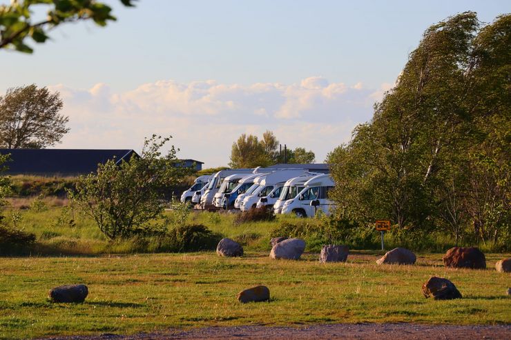 Grönhögen nye Ställplats in Hamnvägen – promobil