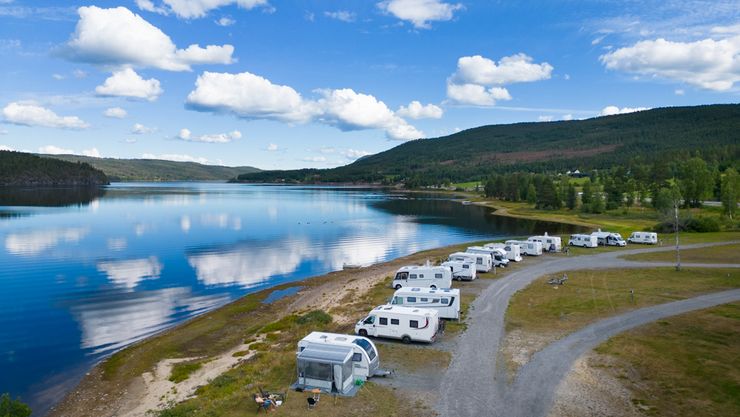 Strandefjorden Bobilcamp in Prestfoss – promobil