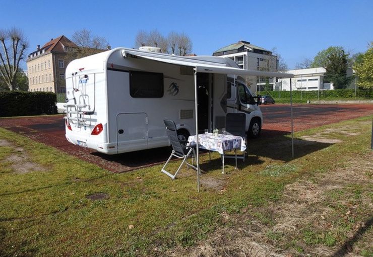 Wohnmobilstellplatz am Bildungshaus St. Bernhard in Rastatt – promobil