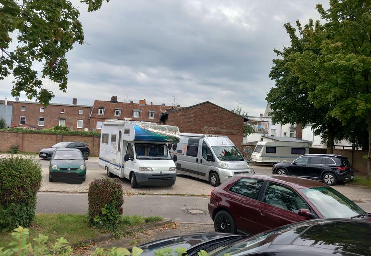 Wohnmobilstellplatz am Park & Ride-Platz (kostenlos) in Glückstadt ...